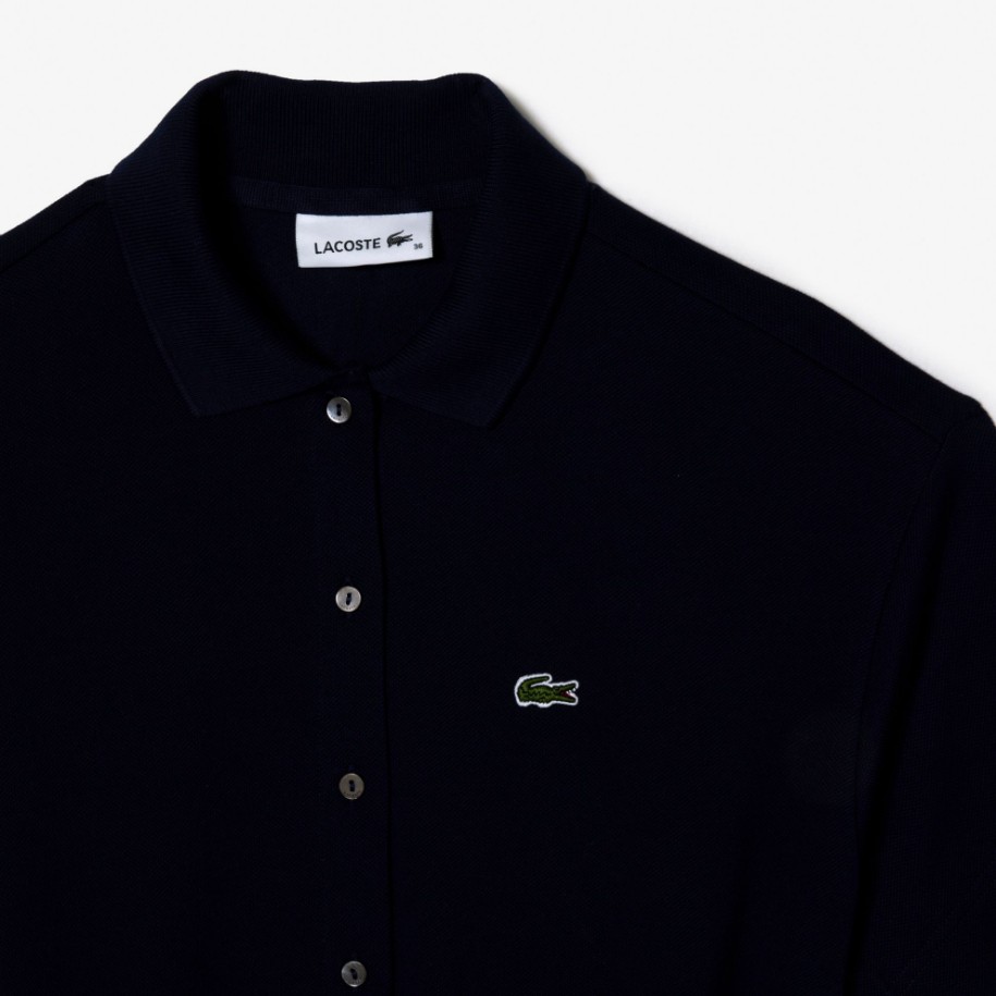 Γυναικείο Lacoste Piqué Polo Φόρεμα με Ζώνη | Lacoste Greece Online Boutique