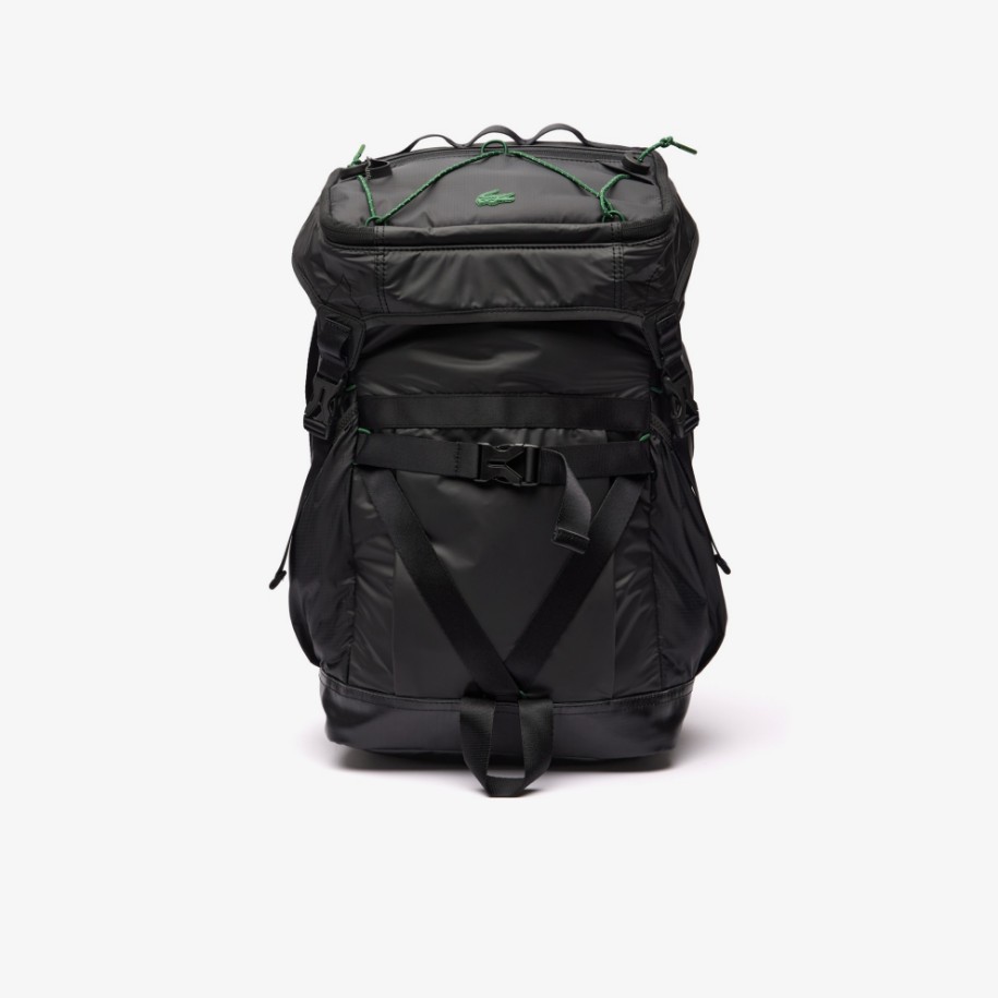 Unisex Lacoste Coated Canvas Backpack | Lacoste Greece Online Boutique
