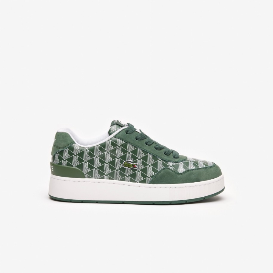 Ανδρικά Ace Clip Monogram Δερμάτινα Trainers | Lacoste Greece Online ...
