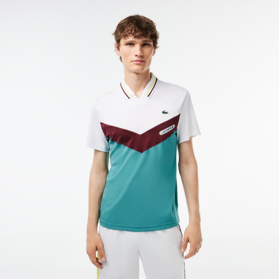 Ανδρική Lacoste Tennis x Daniil Medvedev Seamless Polo Μπλούζα Slim Fit | Lacoste Greece Online ...