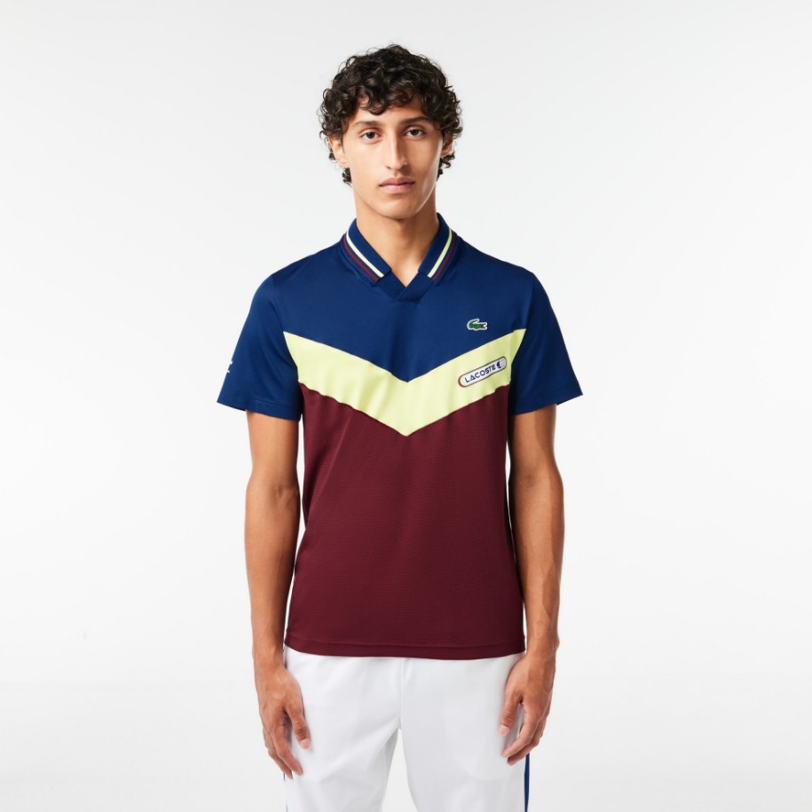 Ανδρική Lacoste Tennis x Daniil Medvedev Seamless Polo Μπλούζα Slim Fit | Lacoste Greece Online ...
