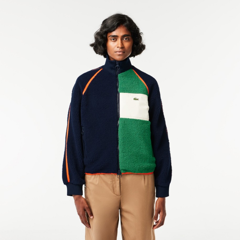 Γυναικείο Fleece Φούτερ με Φερμουάρ | Lacoste Greece Online Boutique