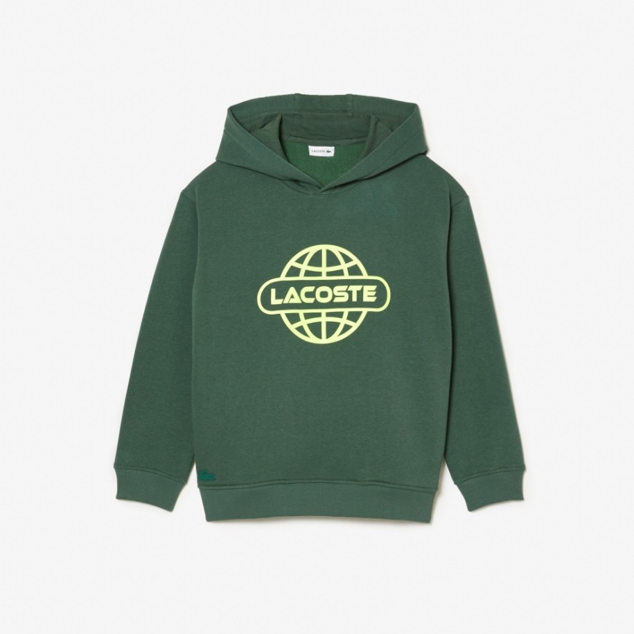 Παιδικό Printed Φούτερ με Κουκούλα | Lacoste Greece Online Boutique