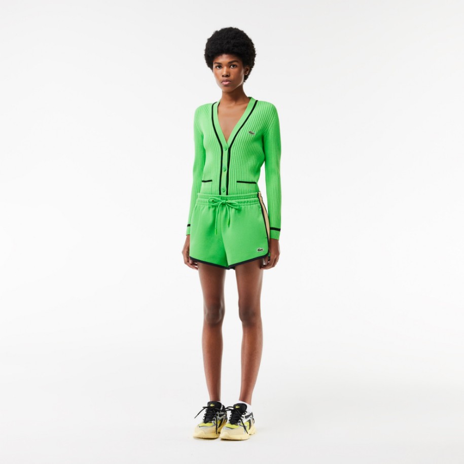 Γυναικείο Contrast Seam Double Sided Piqué Σορτς | Lacoste Greece ...