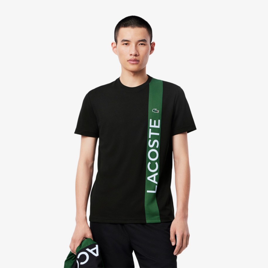Ανδρικό Ultra Dry Print Branding Tennis T-shirt | Lacoste Greece Online ...