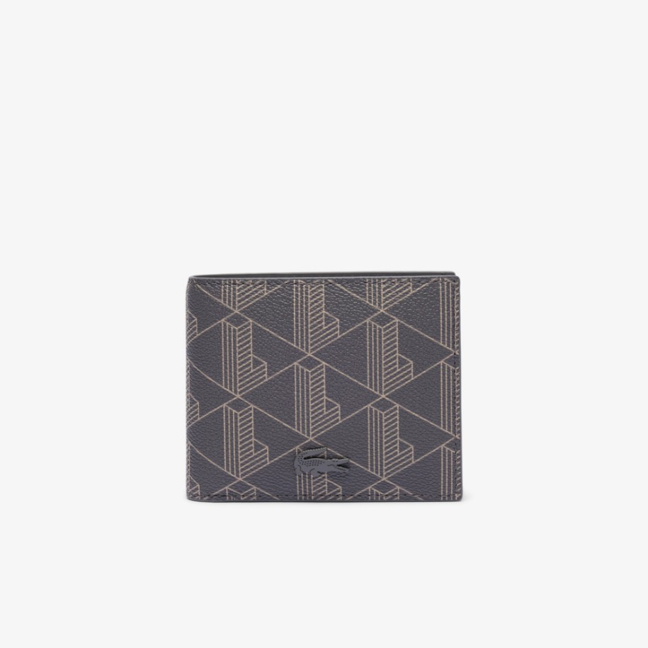 Ανδρικό The Blend Monogram Small Canvas Πορτοφόλι | Lacoste Greece ...